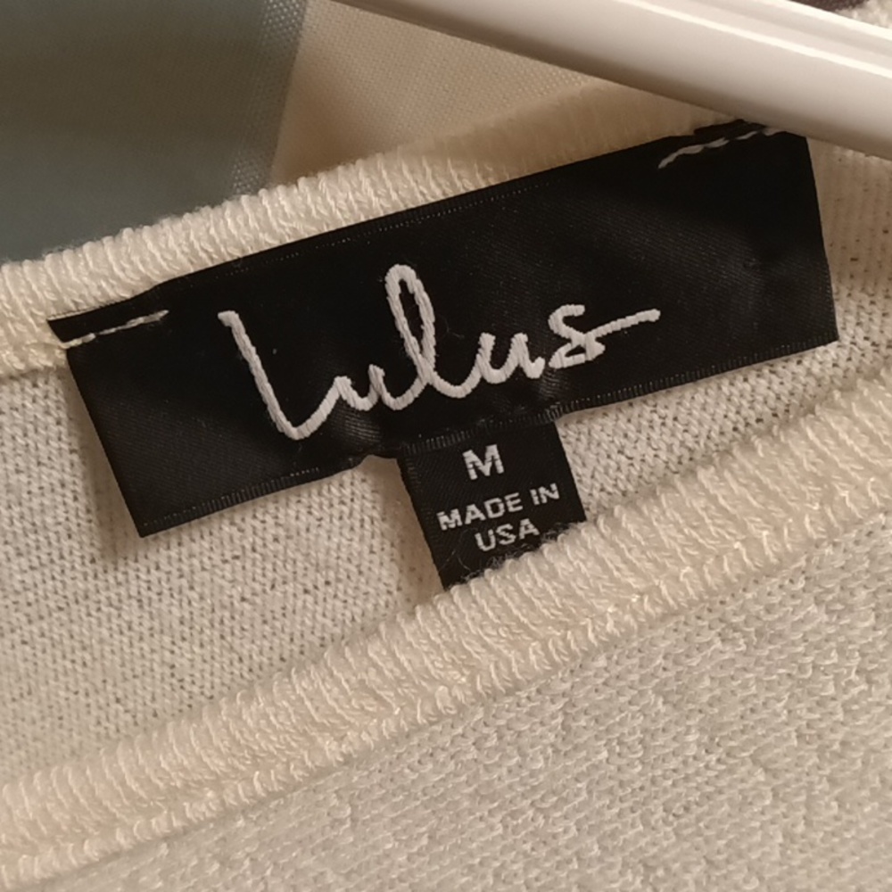 Lulus Polyester Spandex Rayon Blend Long Sleeve V-Nec… - Gem